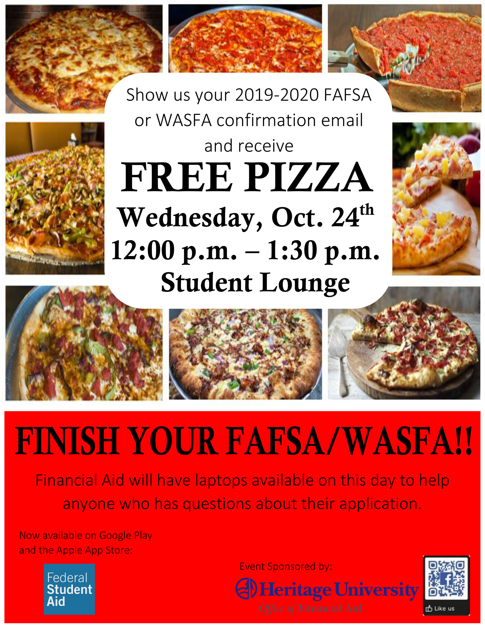 Finish Your FAFSA/WASFA | Heritage University