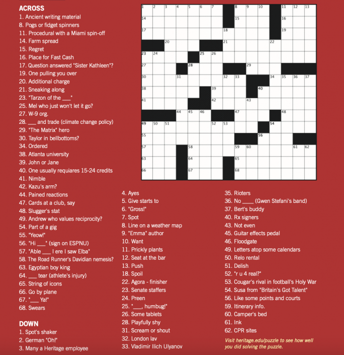 Three Letter Word for Success | Heritage University