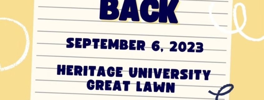 SGA Welcome Back | Heritage University