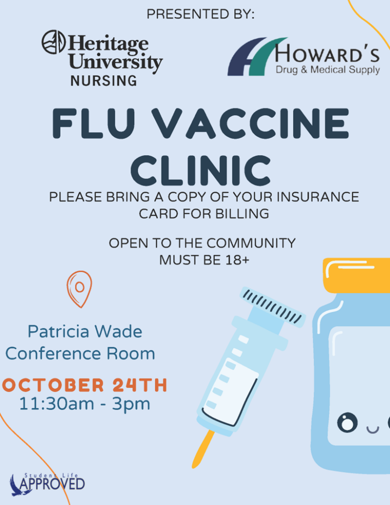 Flu Vaccine Clinic | Heritage University