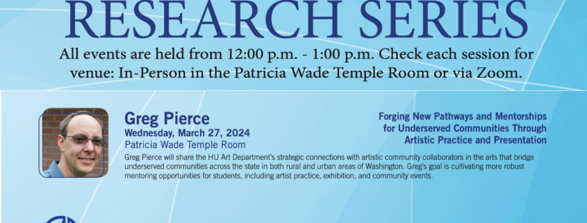 Greg Pierce, "Forging New Pathways and Mentorships" | Heritage University