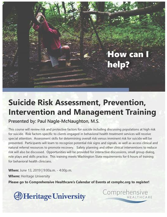 Suicide Risk Assessment, Prevention, Intervention and Management ...